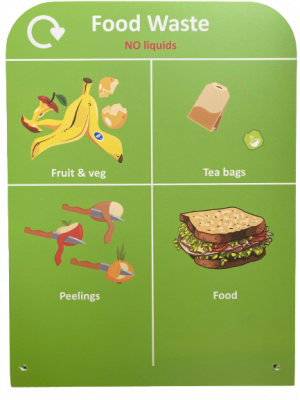 Signage for recycling bins - EcoDepo